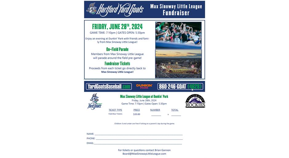 Max Sinoway Little League > Home